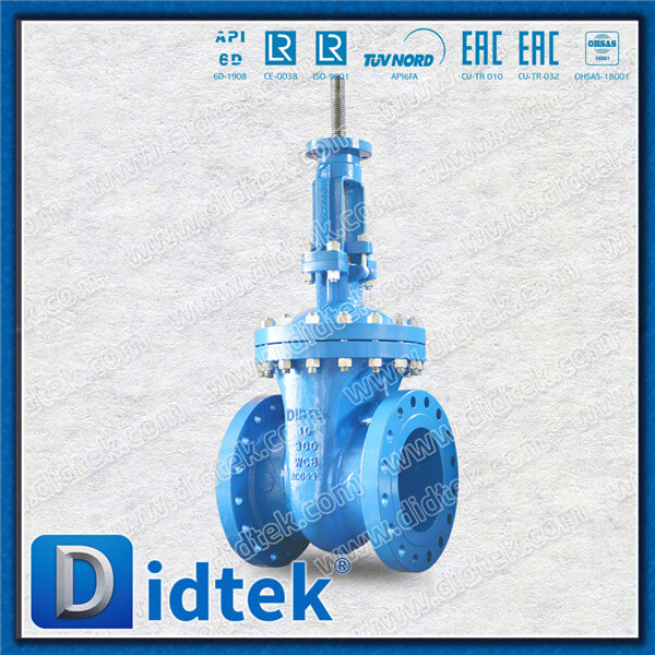 Didtek ISO Mounting Cast Steel Gate Valve With Bare Shaft - Buy ...