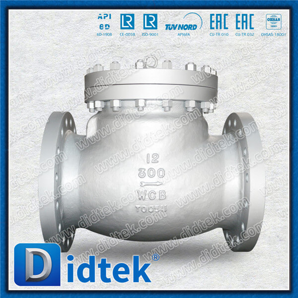 Didtek BS1868 Cast Steel Swing Check Valve - Buy double check valve ...